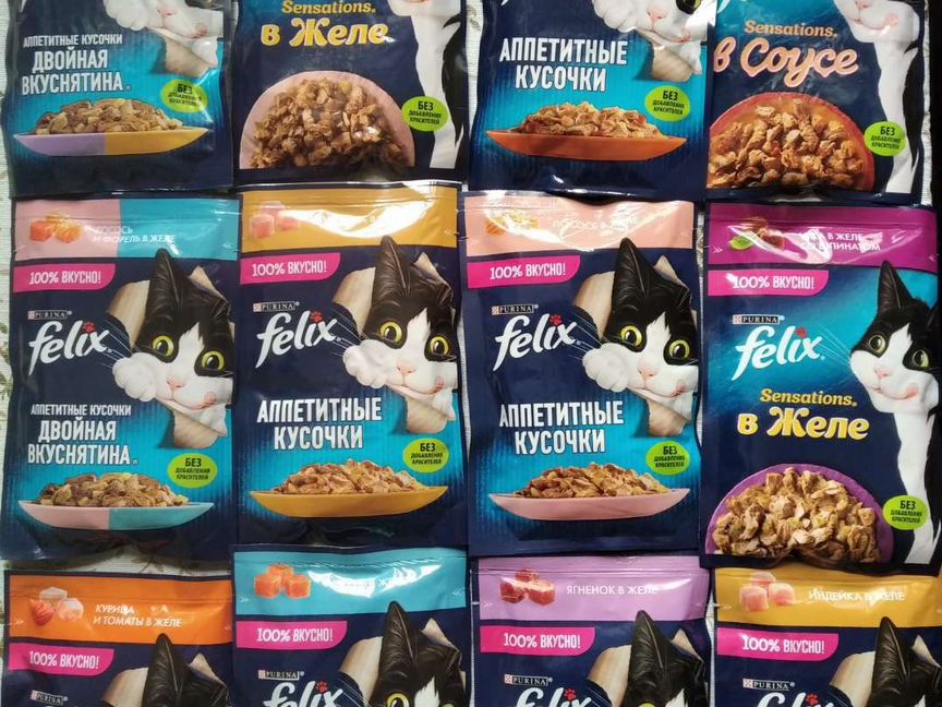 Кошачий корм Феликс/felix