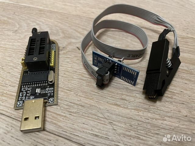 Программатор ch341a pro с пришепкой 8 pin купить в Москве | Электроника ...