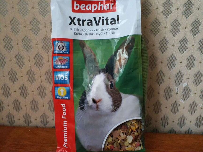 Корм для кроликов beaphar xtravital 1кг