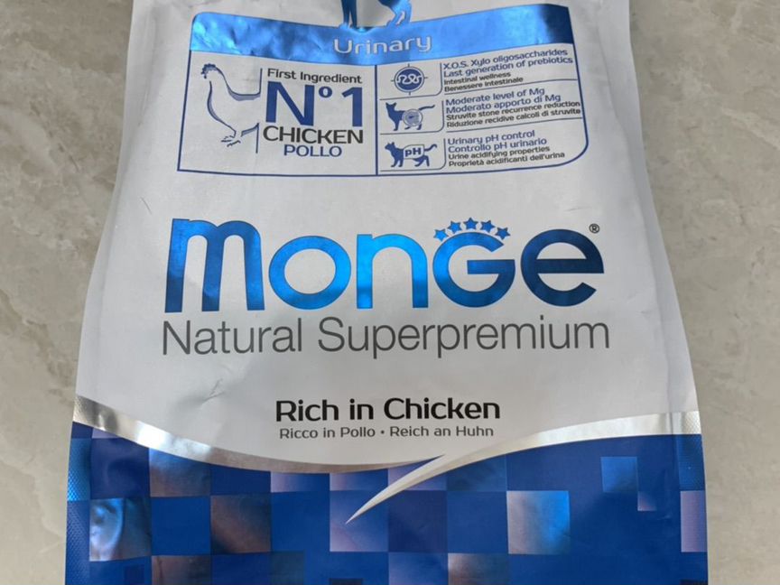 Сухой корм для кошек Monge 1.5кг