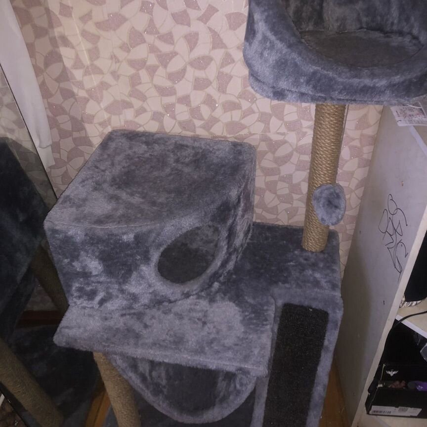 Кошкин домик с когтеточкой