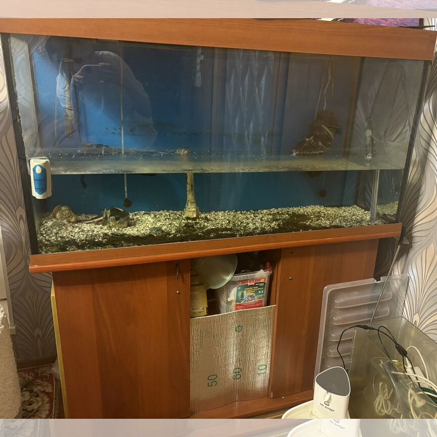 Аквариум 280 литров с тумбой