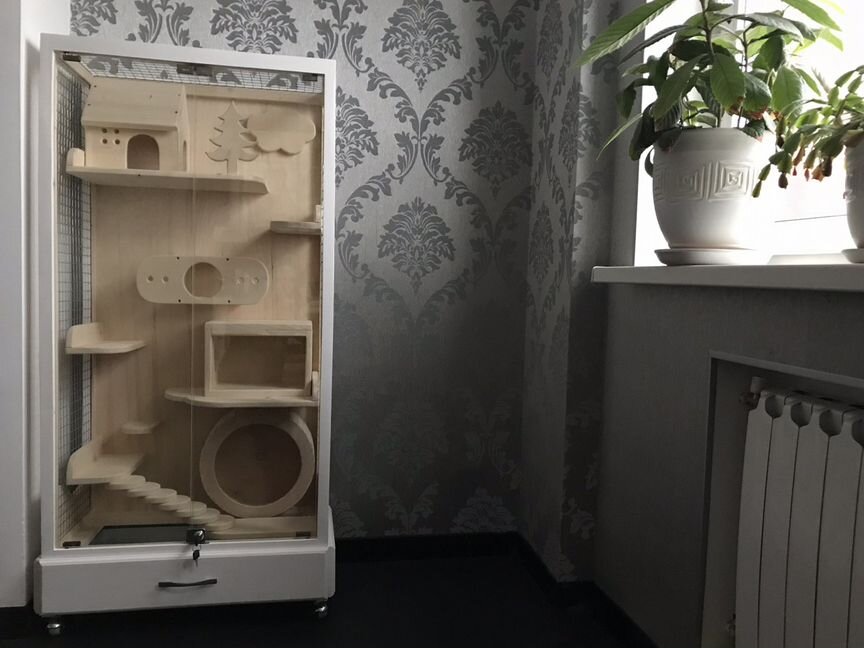 Витрина для шиншилл "Тайга-1" 70*40*144см