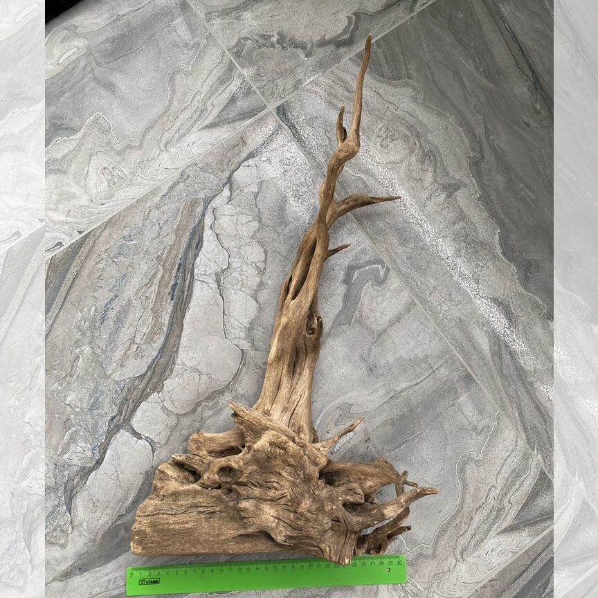 Коряга в аквариум натуральная