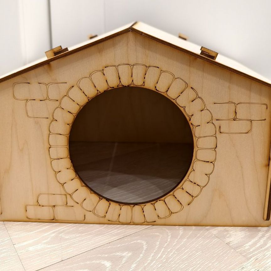 Домик для кролика в клетку