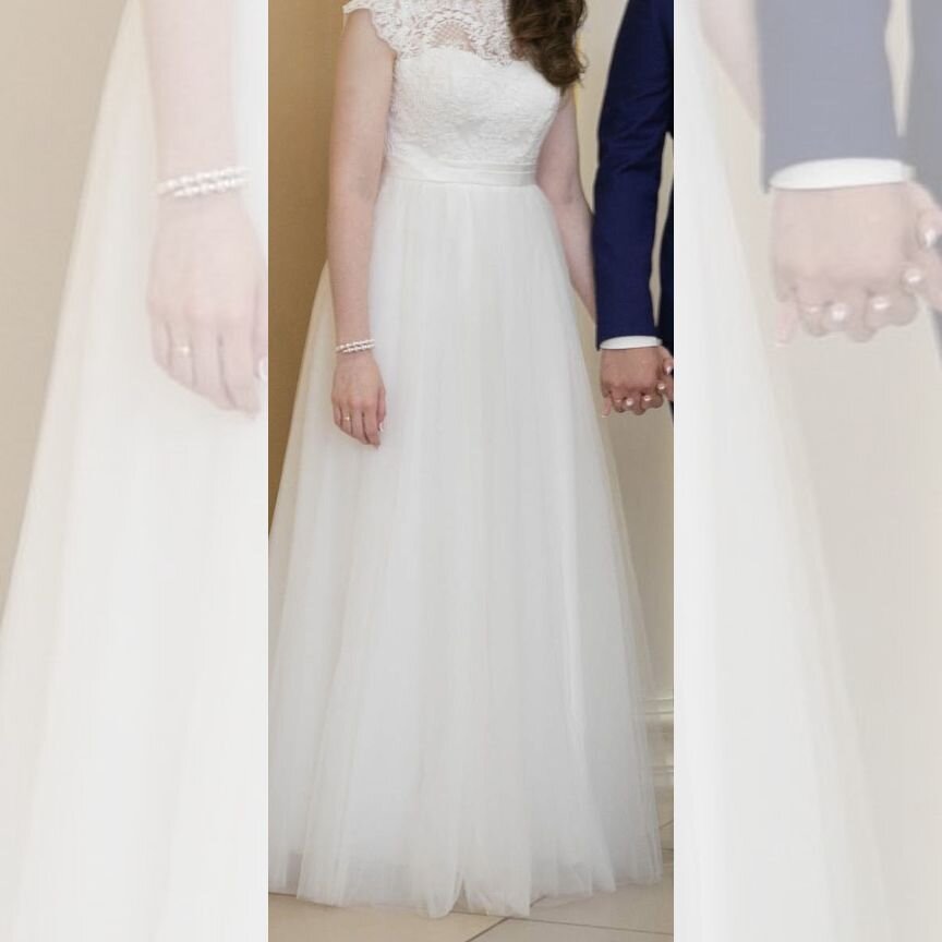 Свадебное платье 44 размер