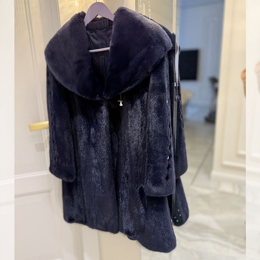 Шуба норковая 90 см