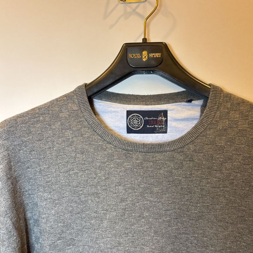 Свитер мужской Christian Berg XL/XXL 52 54 серый