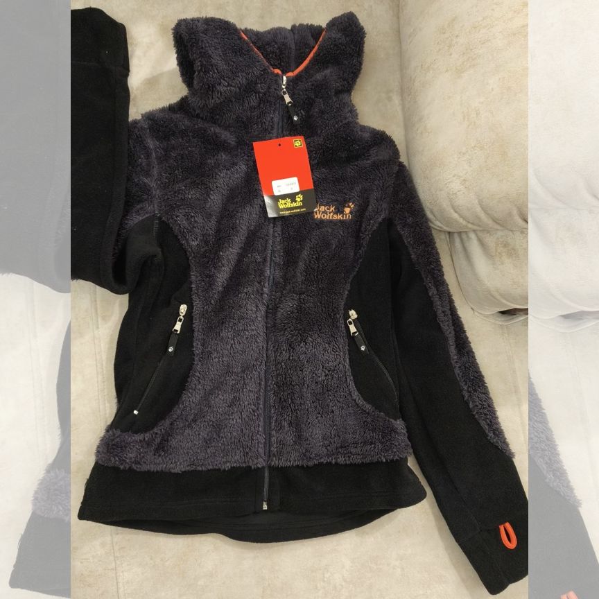 Толстовка меховая женская