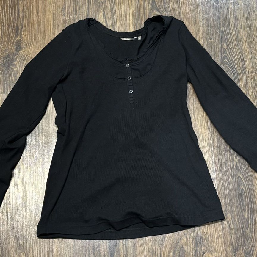 Лонгслив черный, архив y2k