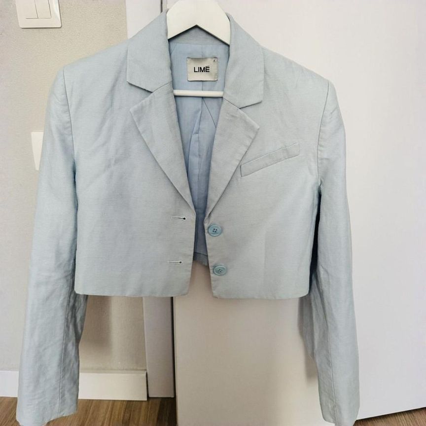 Укороченный пиджак lime S